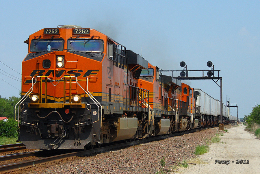 Westbound BNSF Intermodal Train